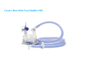 FISHER AND PAYKER - Humidificateur haut débit nasal-Circuit de ...